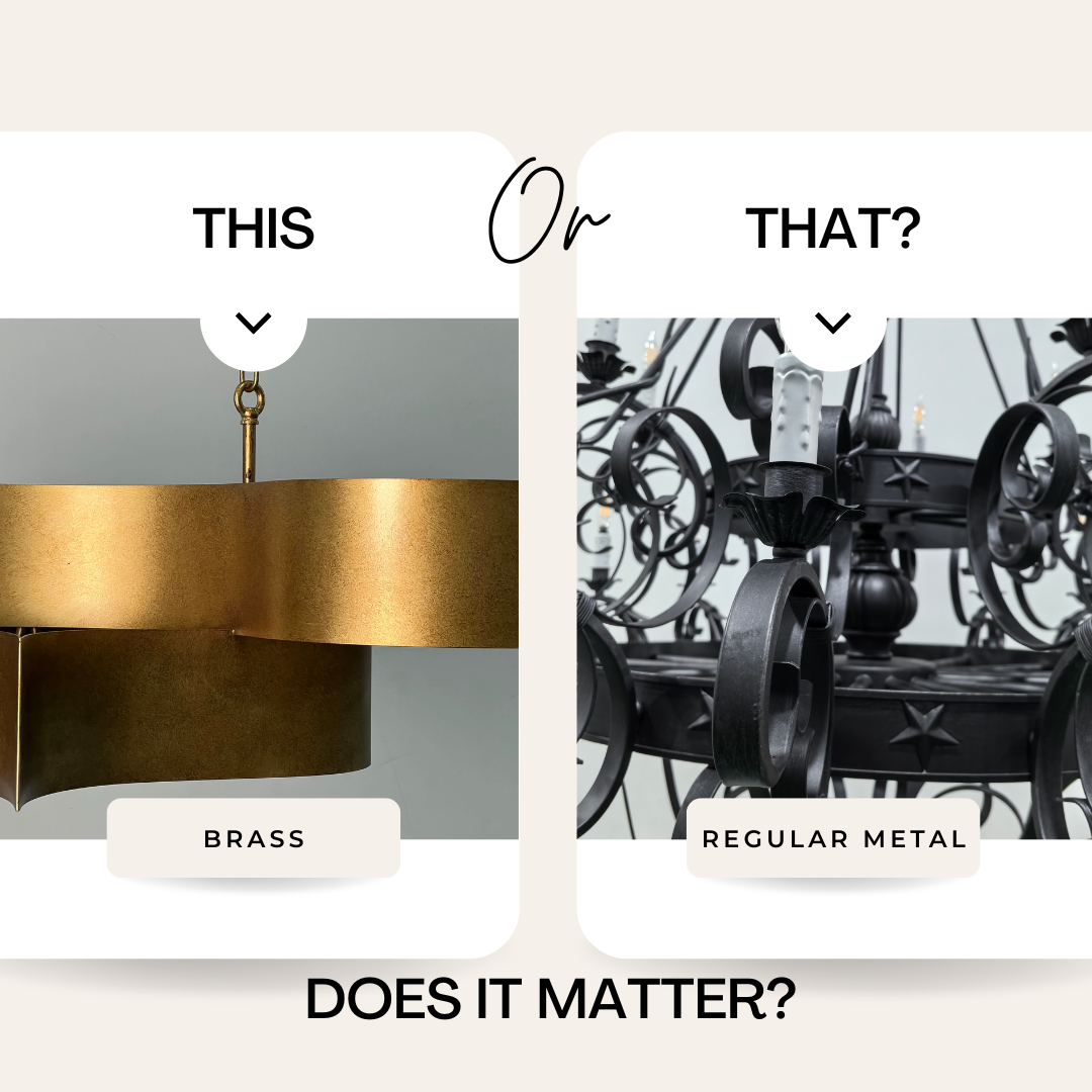 Forged Brass vs Regular Metal Lighting: Does It Matter? – Yovalighting